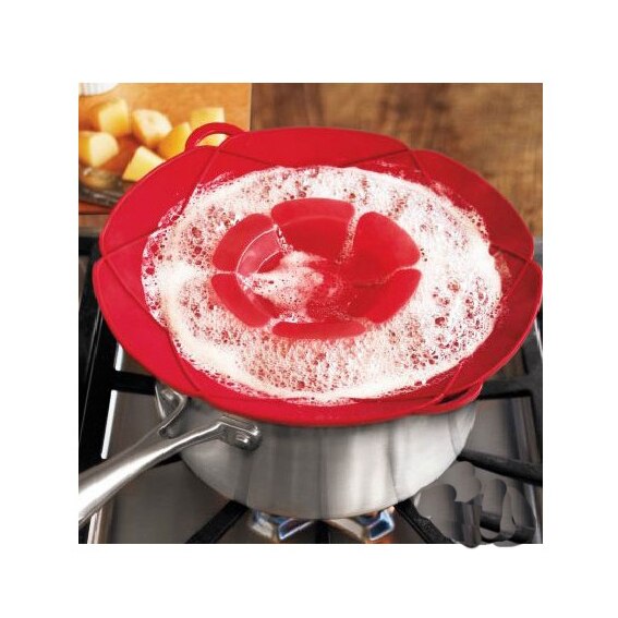 The Anti-Overflow Silicone Pot Cover Medium Green ... – Grandado