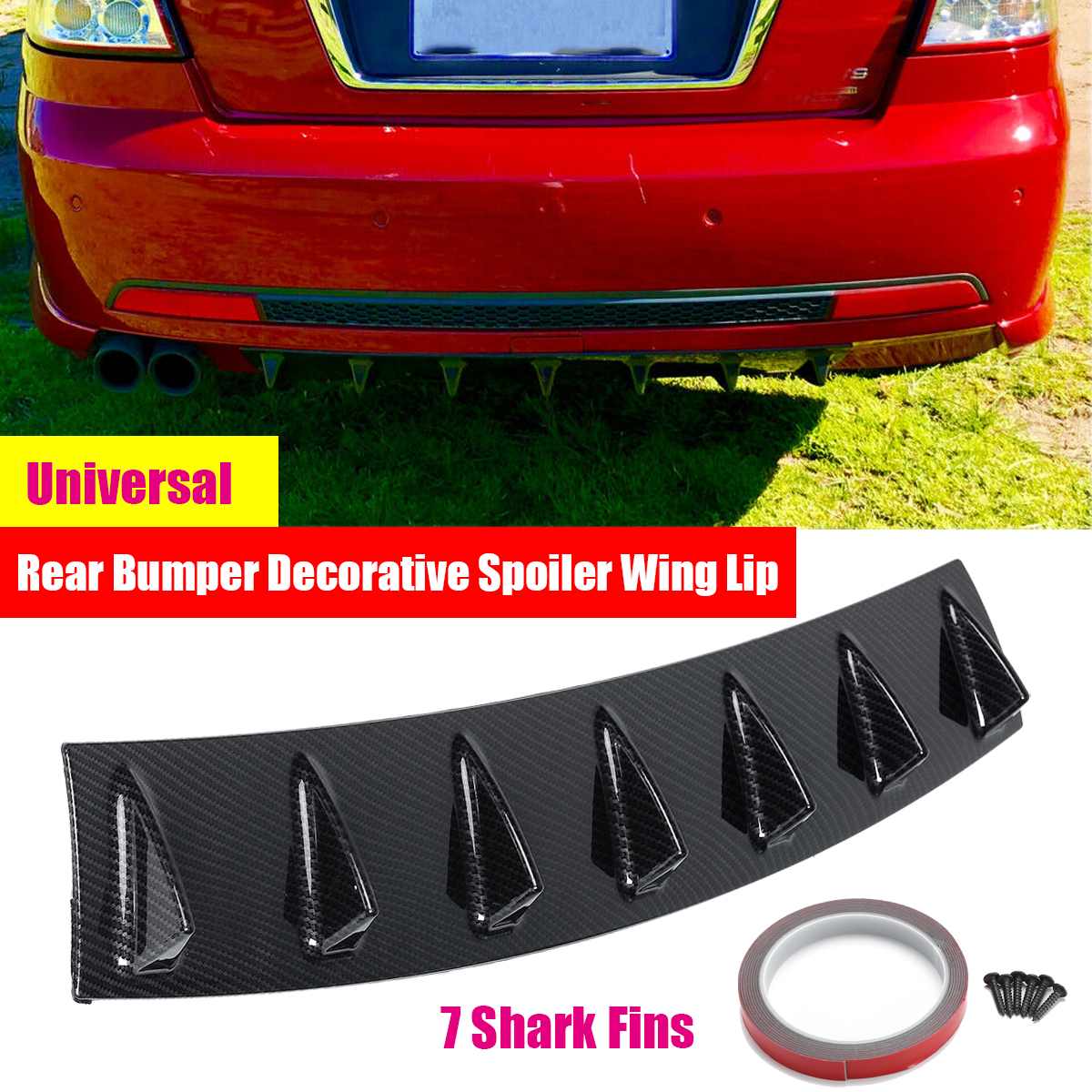 Universal Car Rear Body Bumper Vinnen Diffuser Bac... – Grandado