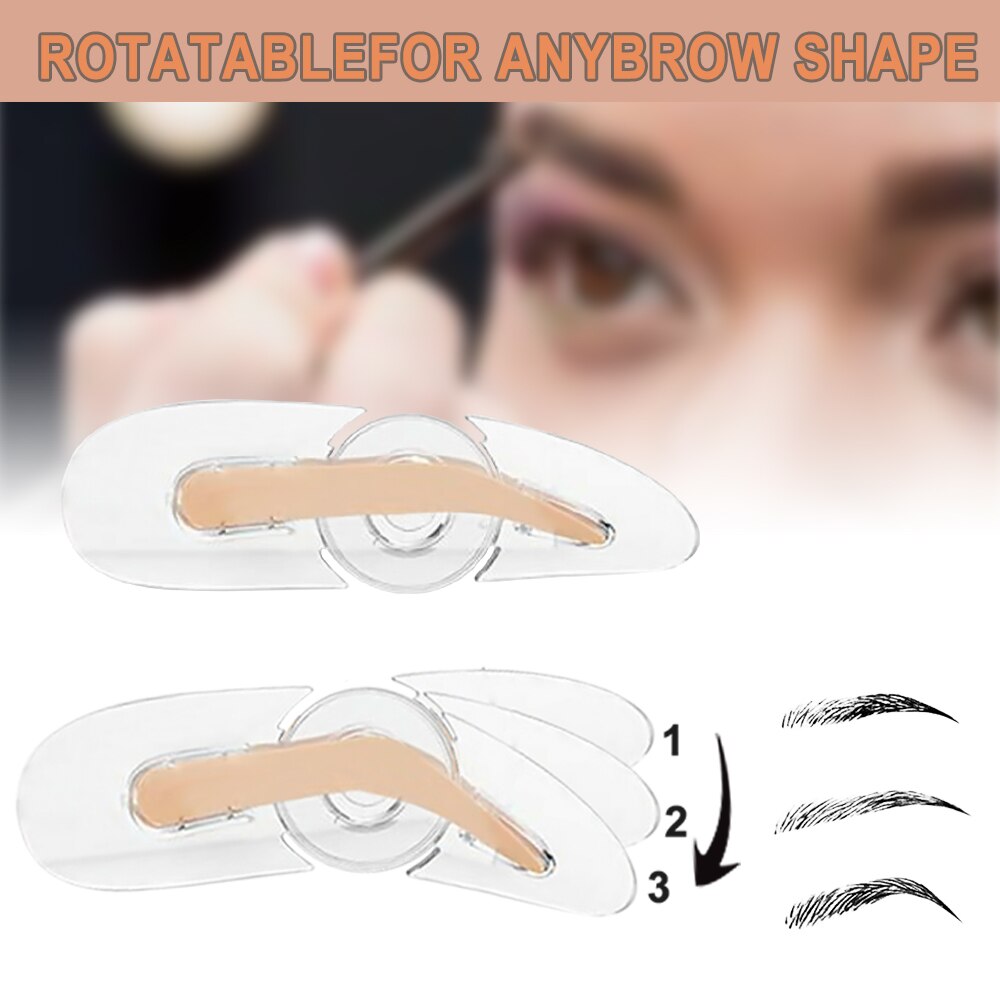 Natural Arched Eyebrow Stamp Quick Makeup Brow Sta... – Vicedeal