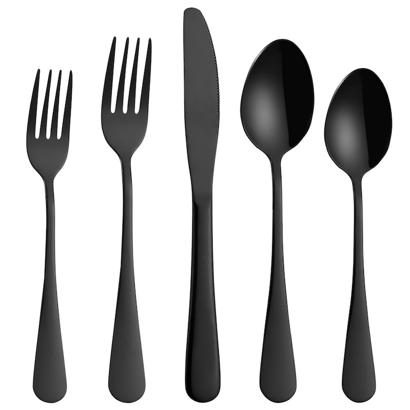 5Pcs Set Gold Cutlery Set Stainless Steel Dinnerwa... – Vicedeal