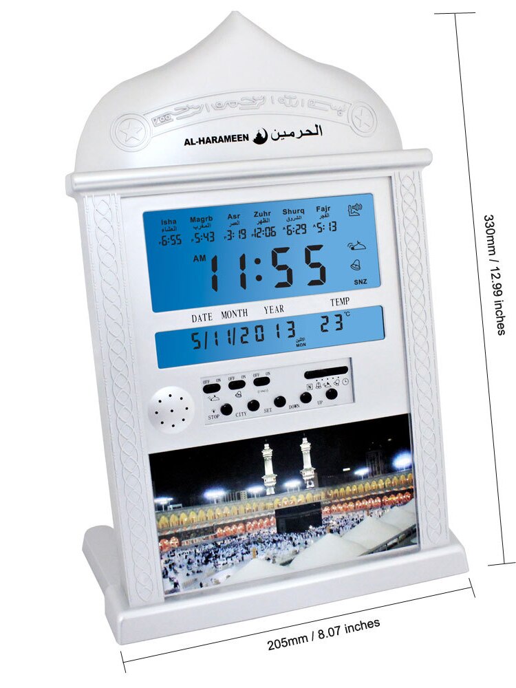 Dropshiping Azan Wall Clock 4004 Prayer Clock Musl... – Grandado