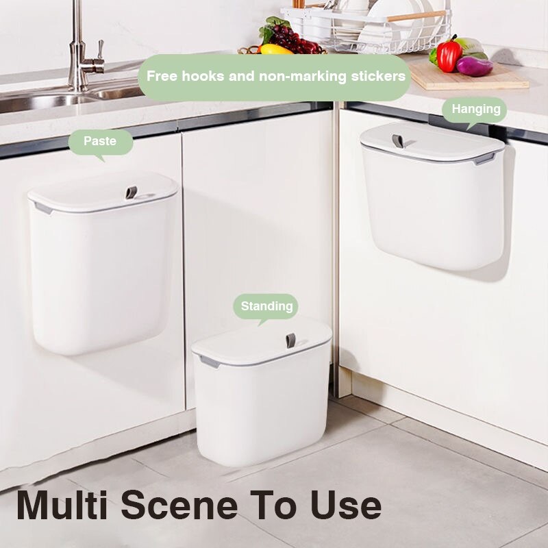 Wall Mounted Opknoping Prullenbak Voor Keukens Kas... – Grandado