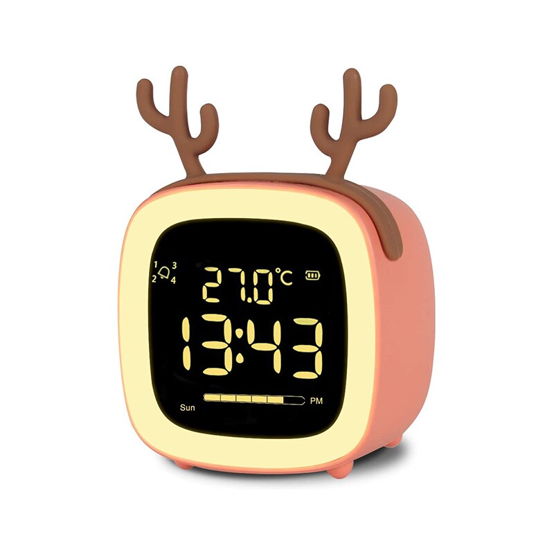 Kids Child Alarm Clock Sleep Training Clock Colorf... – Vicedeal