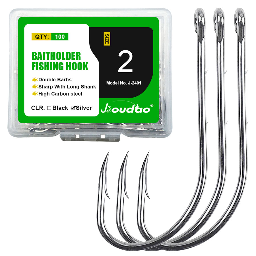 Baitholder Angelhaken, langer Schaft, Schnabel, Ba... – Vicedeal