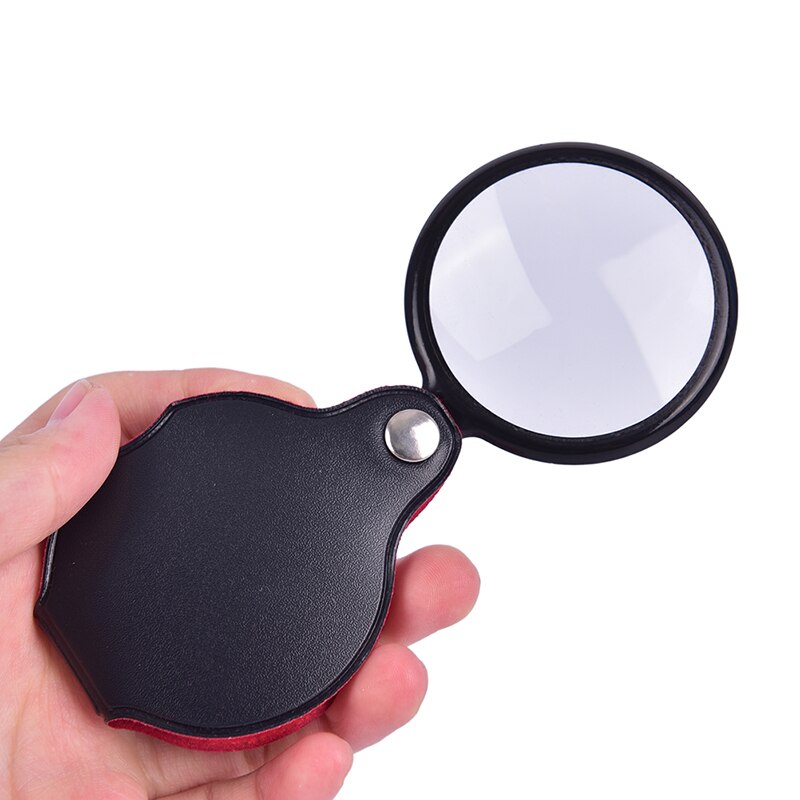 Portable Handheld Magnifier 8X Leather Magnifier R... – Vicedeal