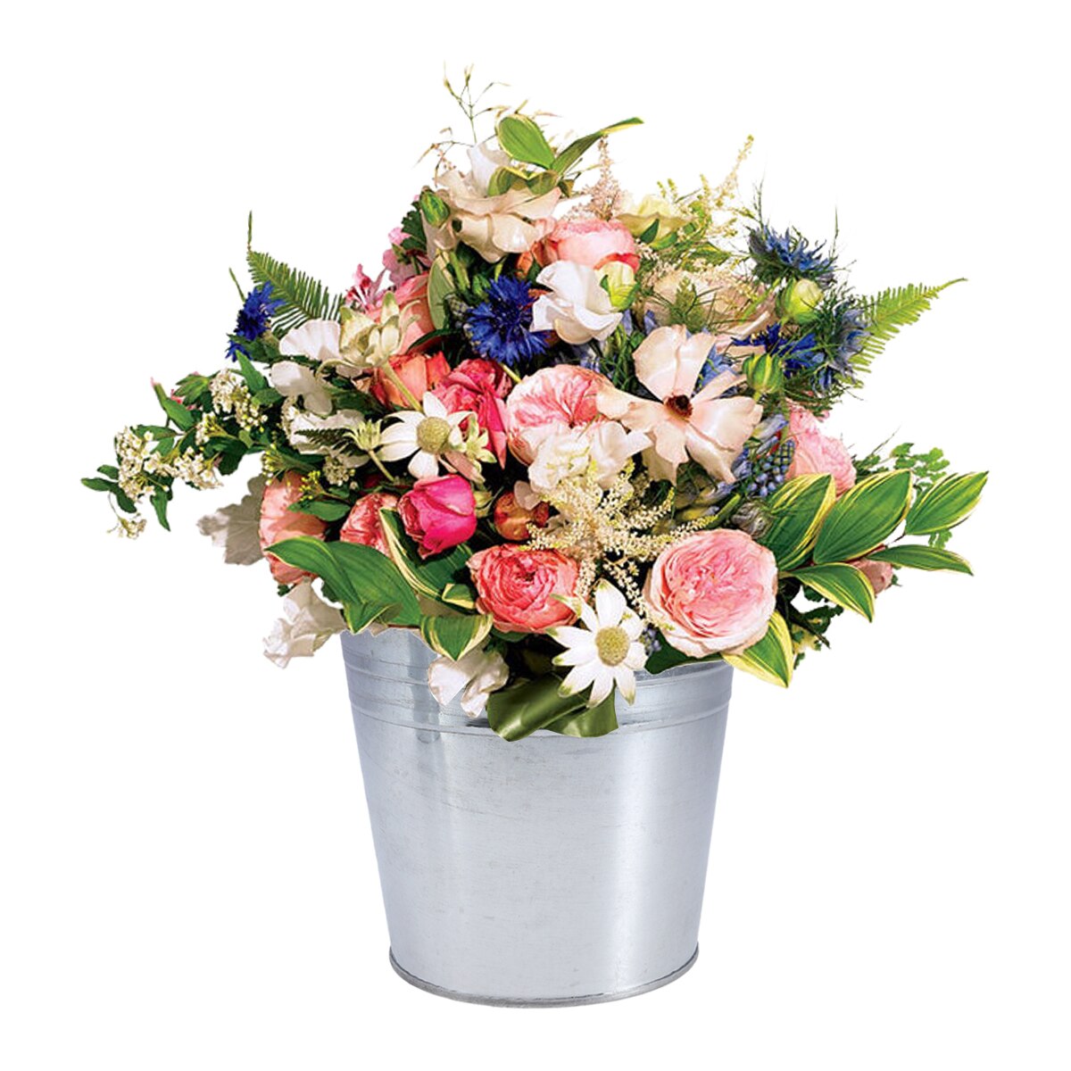 3PCS Flower Pot Vintage Garden Zinc Plated Iron Bu... – Grandado