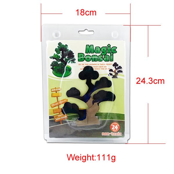 14x13cm Visual DIY Green Magic Growing Paper Bonsa... – Grandado