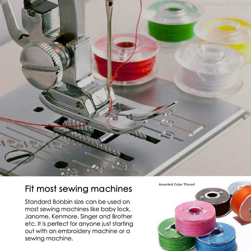 36Pcs Sewing Machine Bobbin Threads And Storage Ca... – Grandado