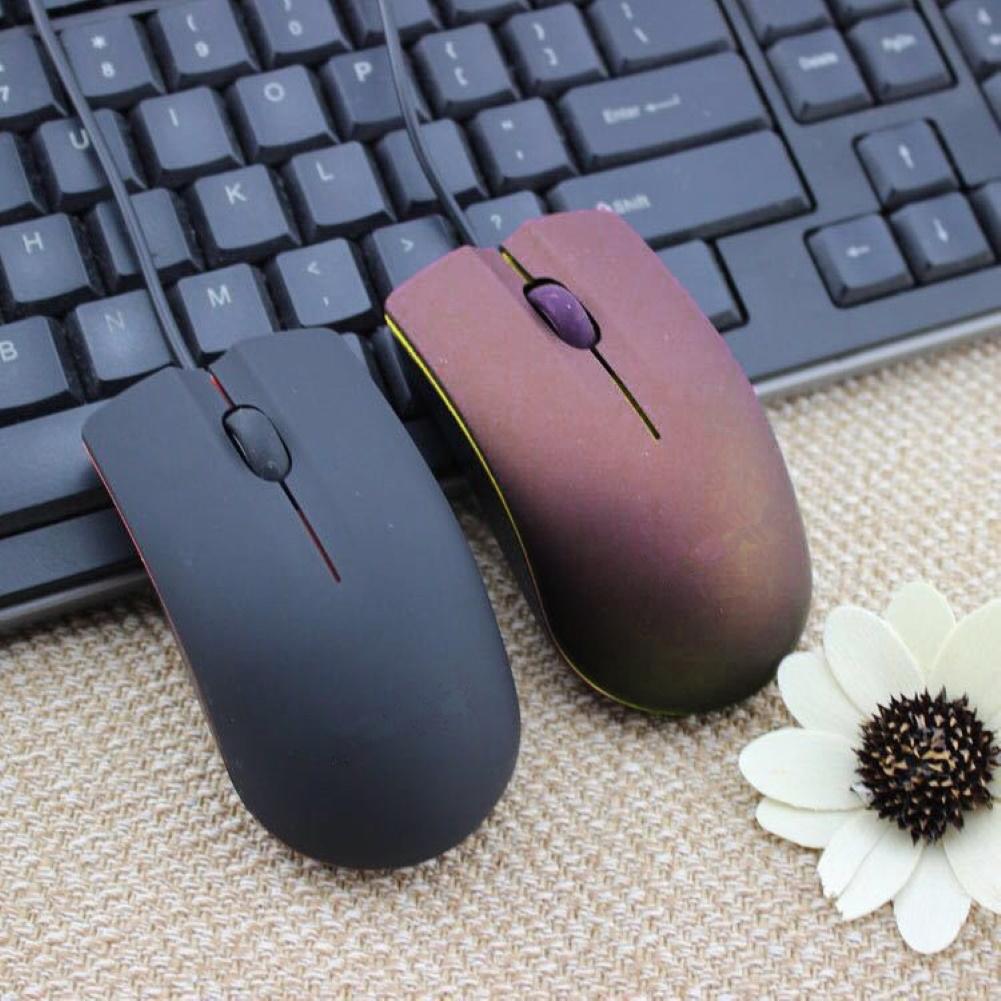 Matte Mouse 1200DPI 3 Keys USB 2.0 Wired Optical G... – Grandado