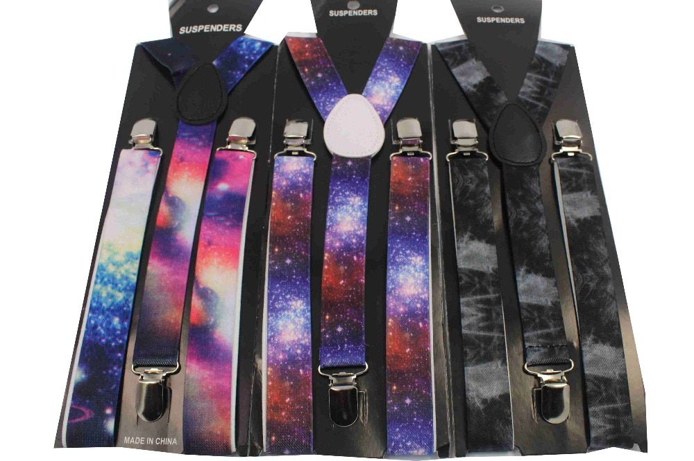 Adjustable Ladies Colorful Galaxy Printed Braces A... – Vicedeal