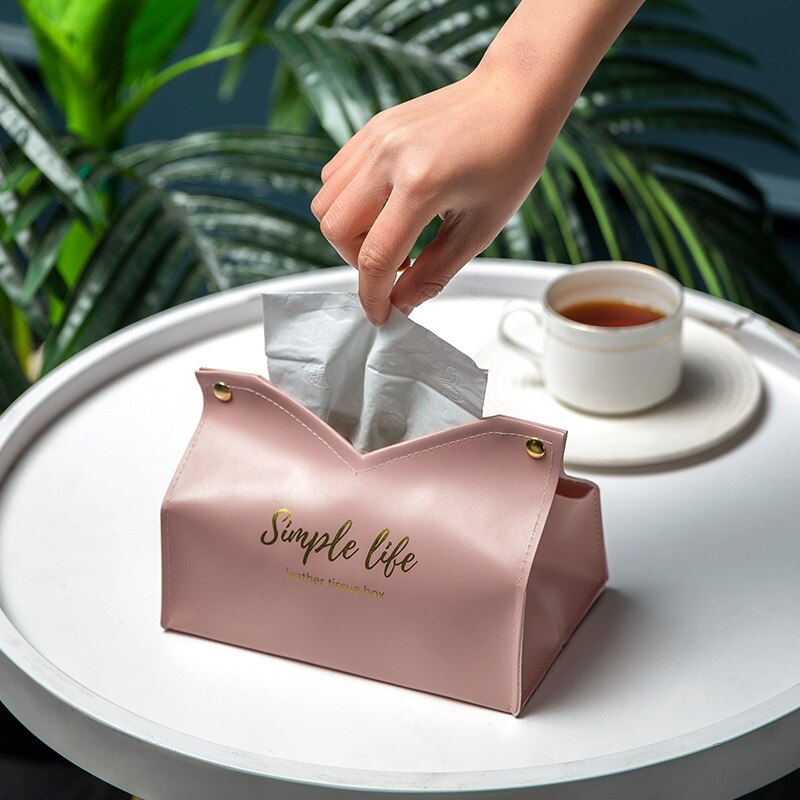 Nordic Style Leather Tissue Box Car-carrying Livin... – Vicedeal
