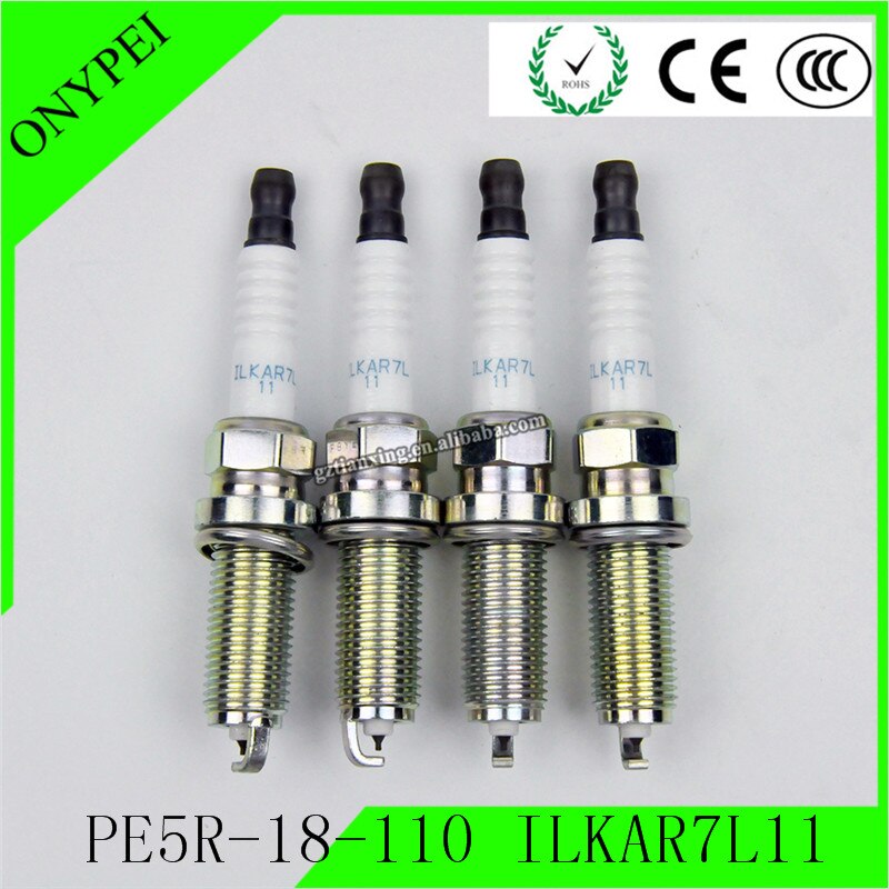 4Pcs Iridium PE5R-18-110 ILKAR7L11 Bougie Voor Maz... – Vicedeal