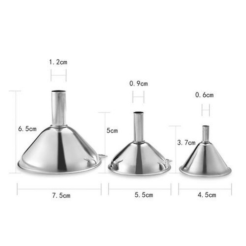 Kitchen Oil Liquid Funnel Stainless Steel Funnel M... – Grandado