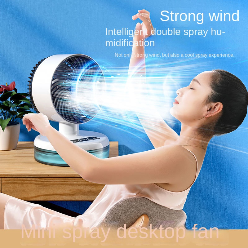 Spray Cooling Fan Mini Electric Fan Portable Mobil... – Grandado