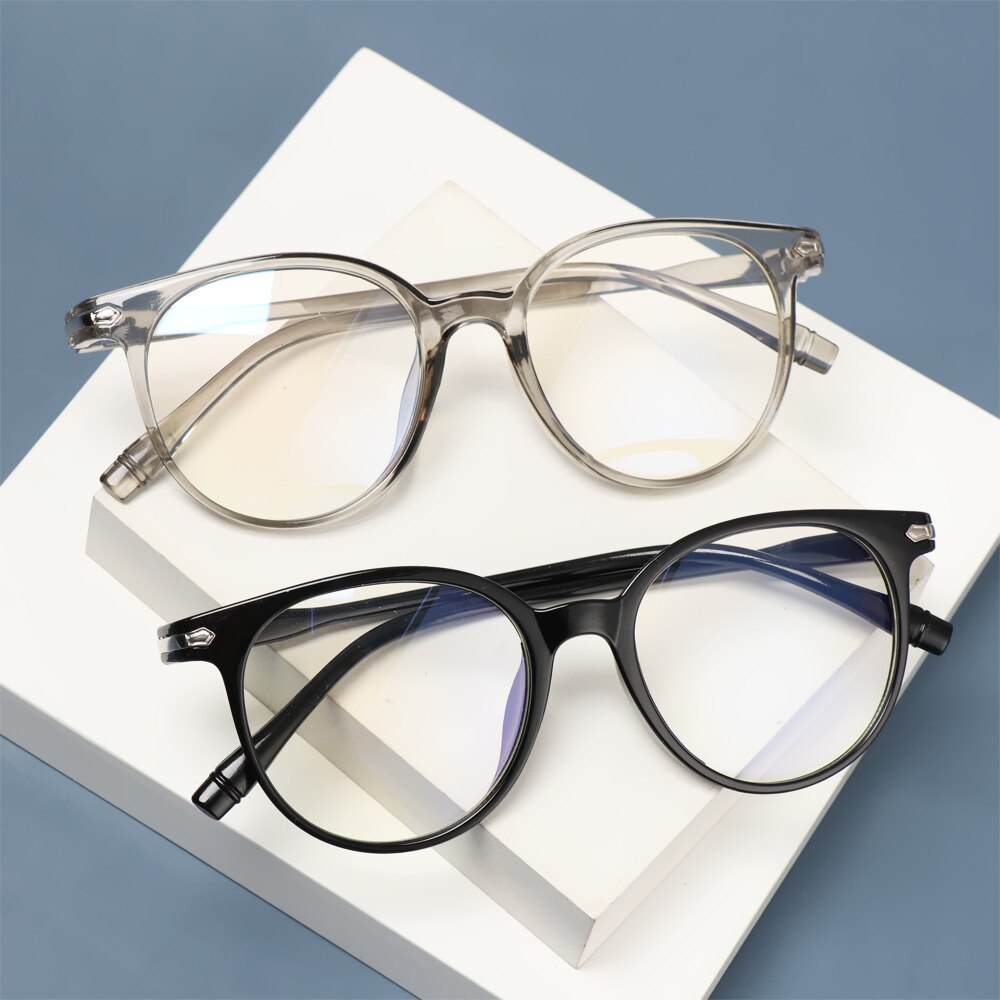 Women Men Clear Jelly-colored Glasses Flexible Por... – Vicedeal
