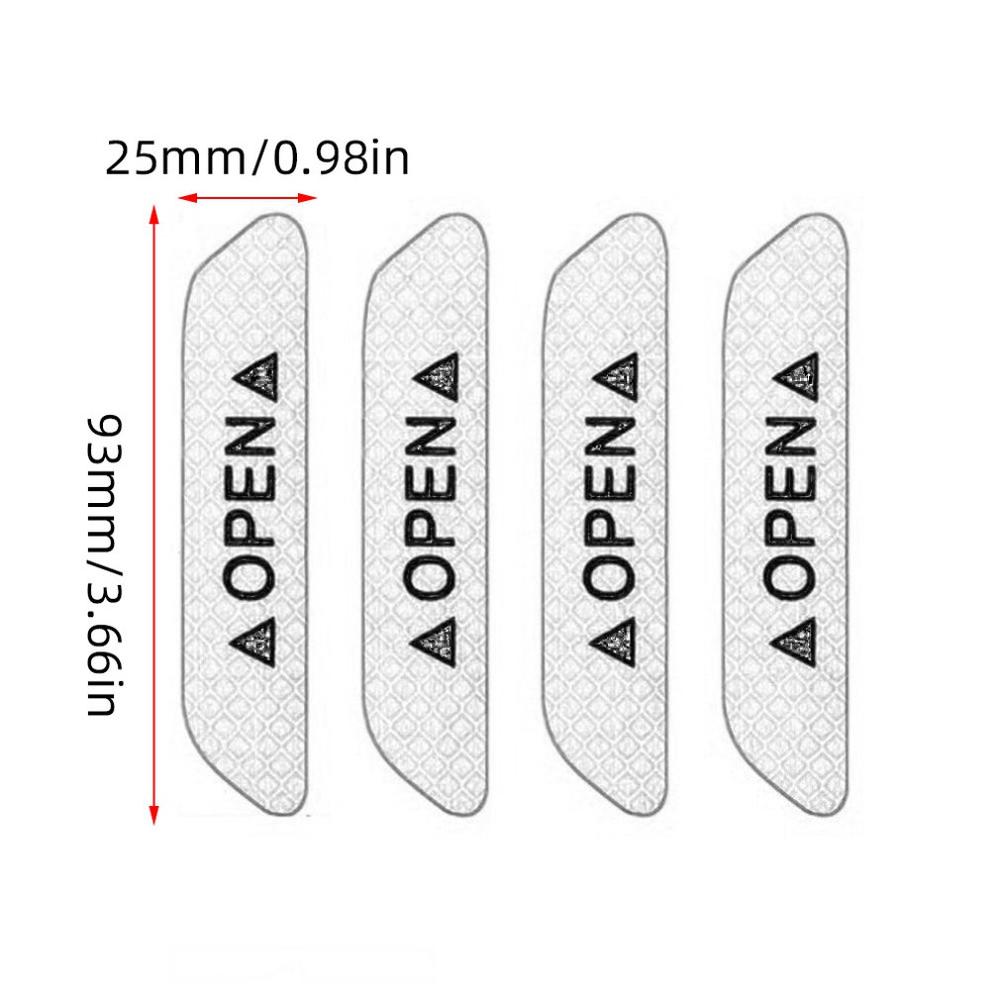 4PCS/SET Car Styling Warning Car Sticker Affixed T... – Vicedeal