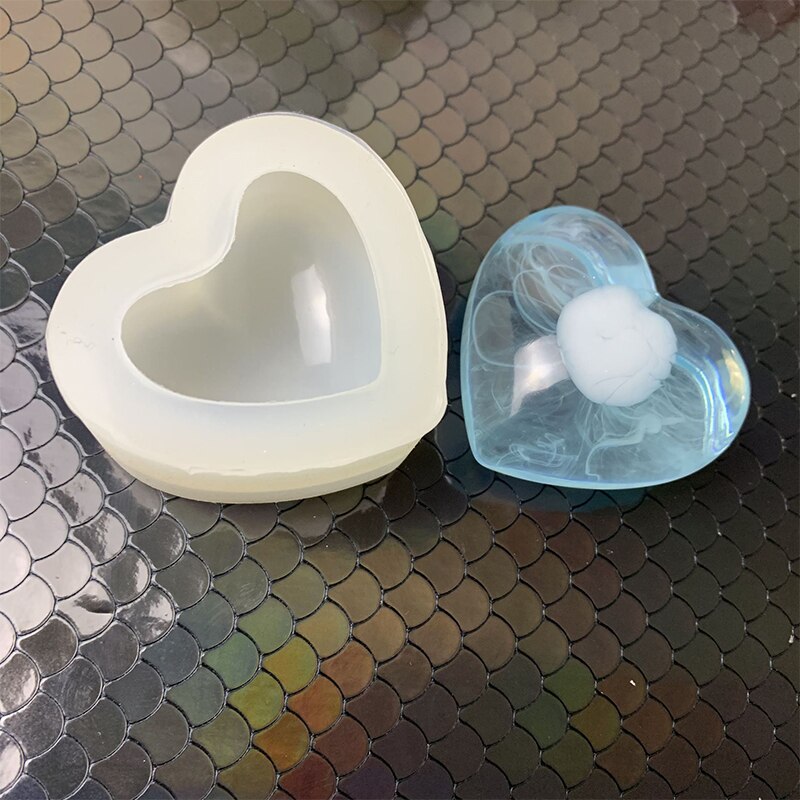 Love Heart Crystal Silicone Mold 3D Craft for Cake... – Vicedeal