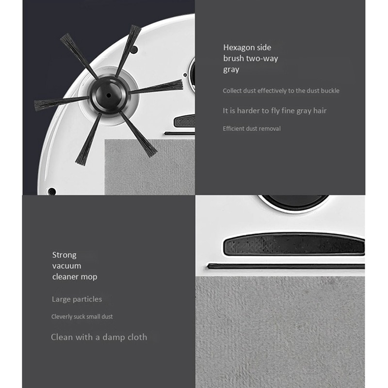 4IN1 UV Disinfection Smart Robot Vacuum Cleaner Du... – Grandado