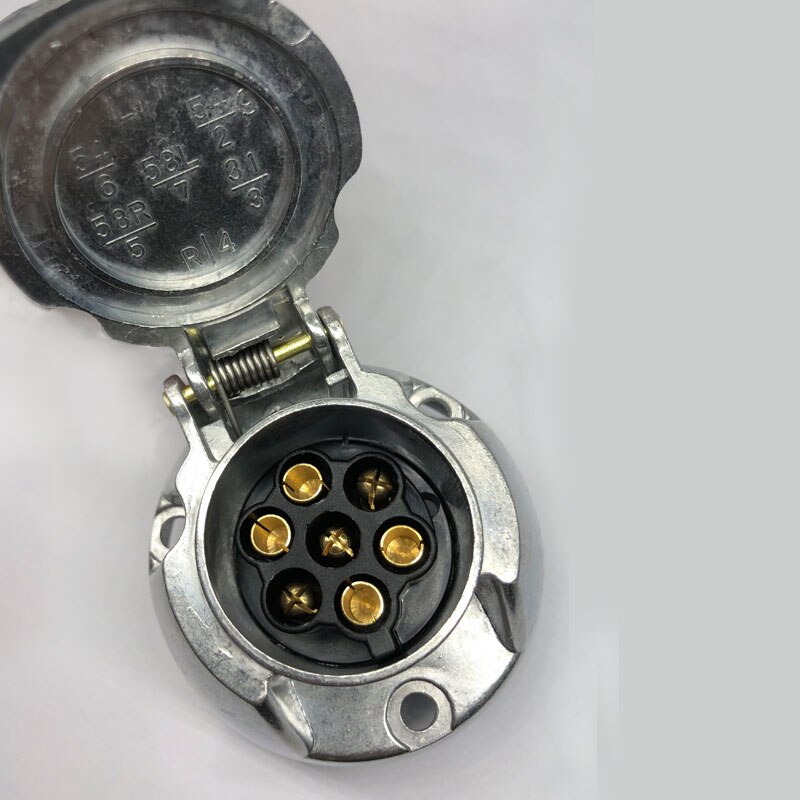 Truck accessories 12V 7pin aluminum Trailer Socket... – Grandado