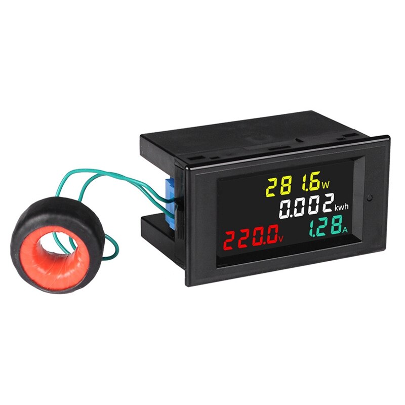 AC Power Meter,AC 80-300V 100A Voltage Current Col... – Vicedeal
