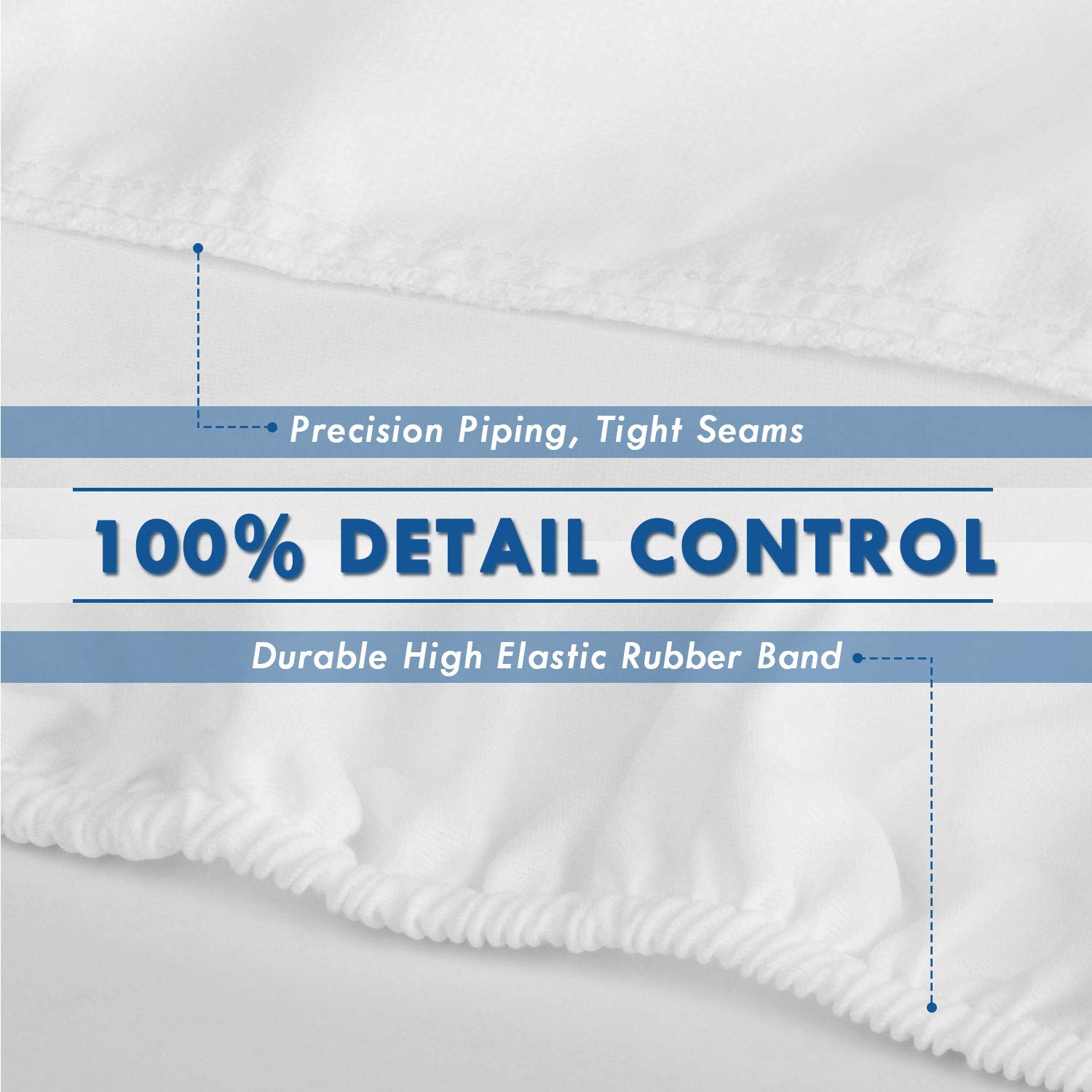 Solid color terry cloth waterproof bed cover bed-w... – Grandado