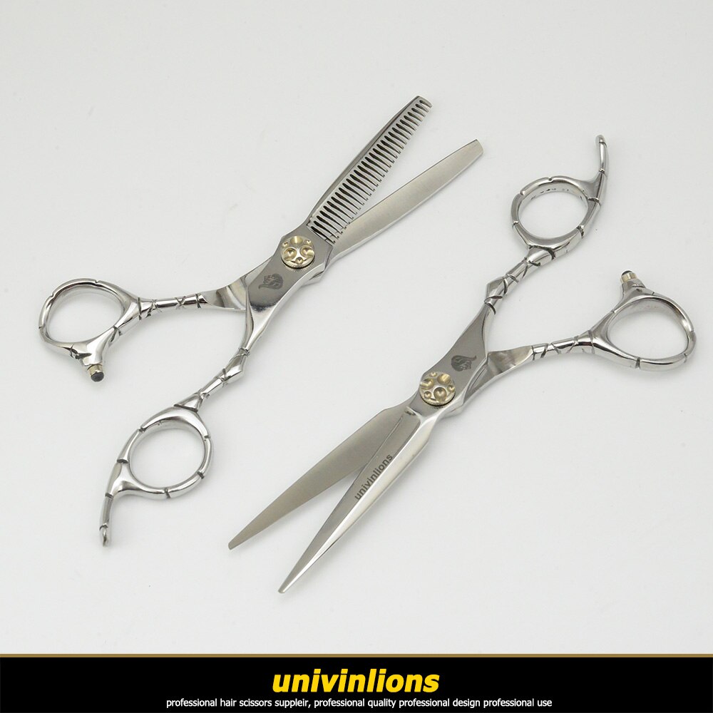 univinlions 6" japan hair salon scissors hair... – Grandado
