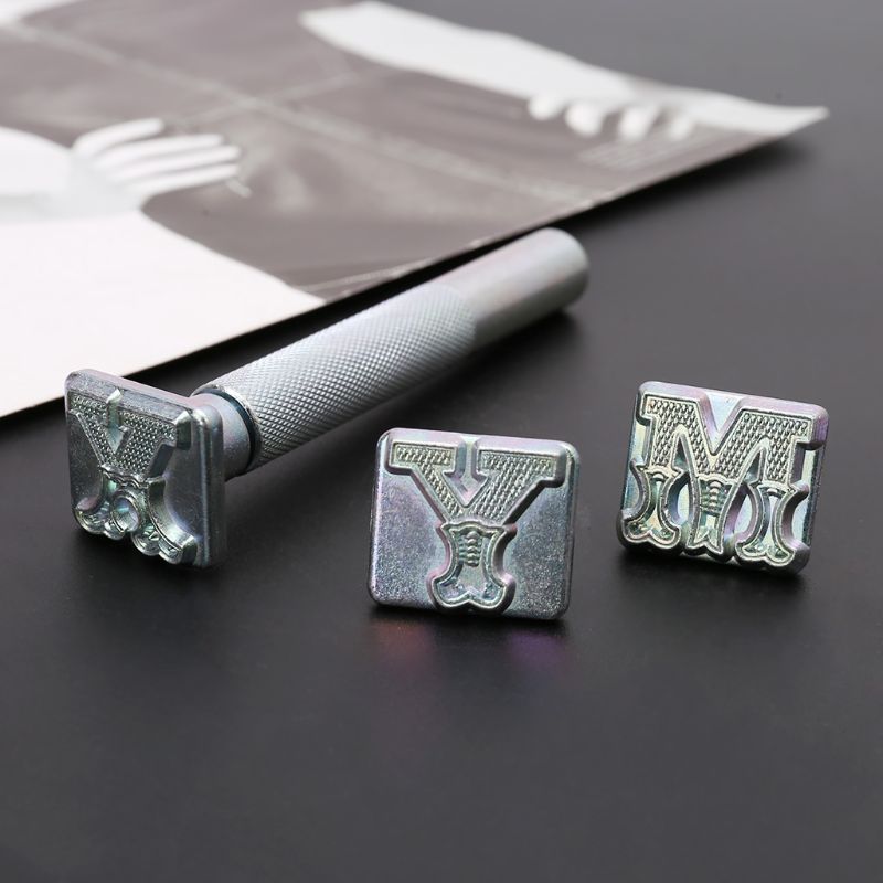 26x Staal Alfabet Letter Stempel Punch Set Diy Led... – Grandado