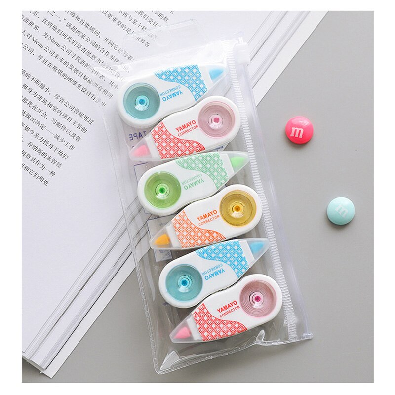 6pcs（1bag ）correction tape Material： ABS+ PC+ POM ... – Vicedeal
