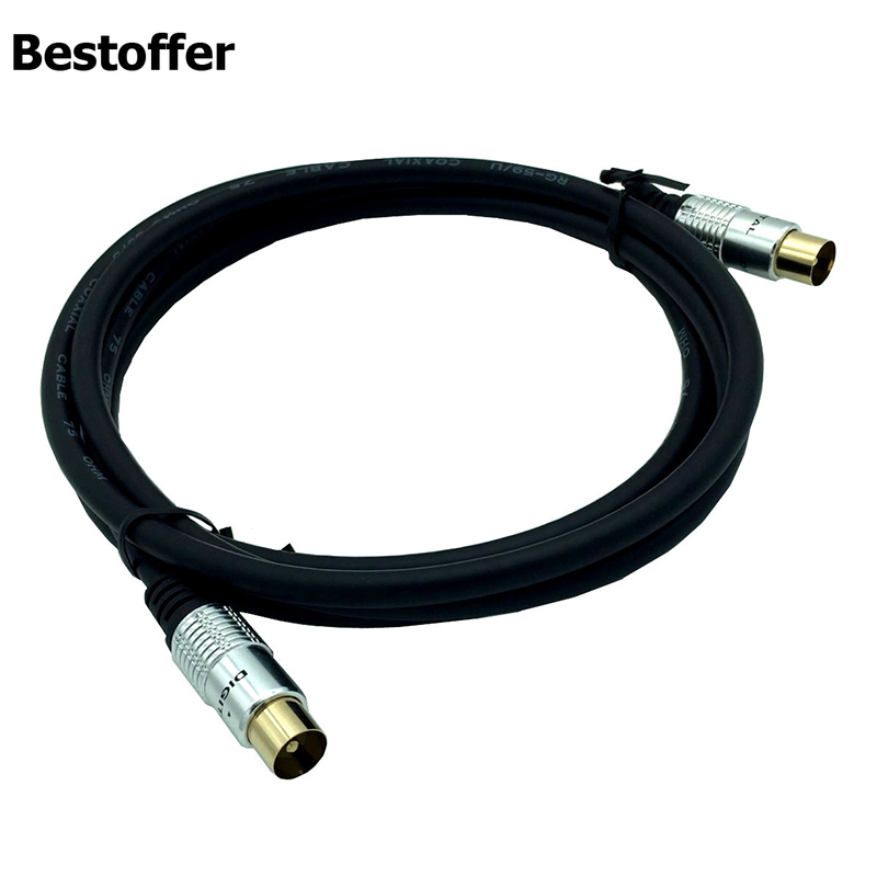 9.5mm TV Male to 9.5mm Male Adapter Cord Coaxial T... – Vicedeal