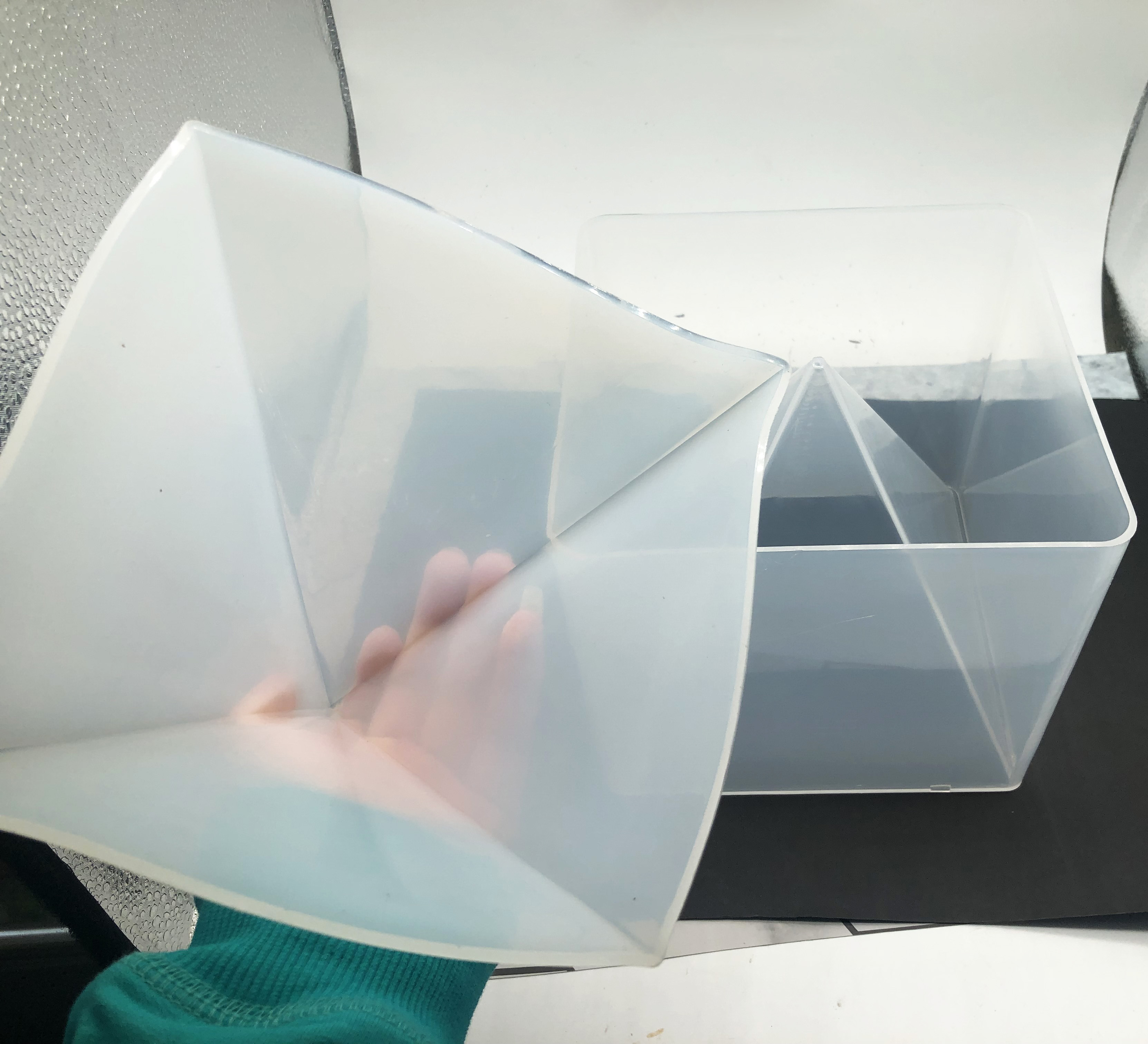 Super stor pyramide silikone skimmel harpiks håndv... – Grandado