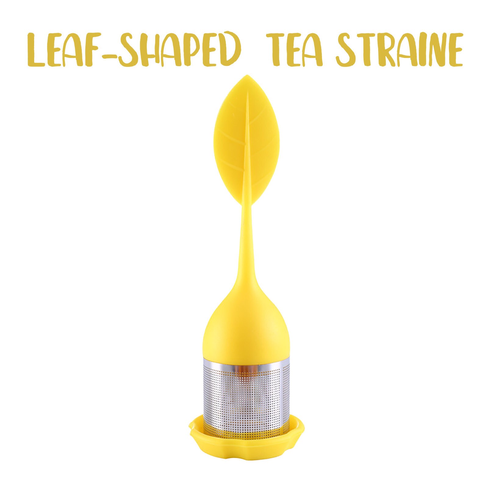 Tea Infuser Silicone Handle Stainless Steel Strain... – Vicedeal