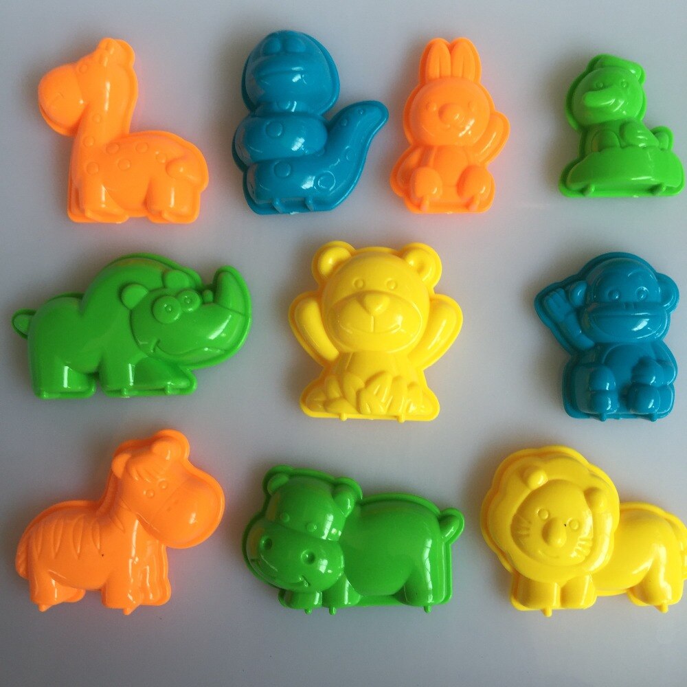 10 PCS / Set Animals Sand Clay Tool Beach Toys Nov... – Grandado