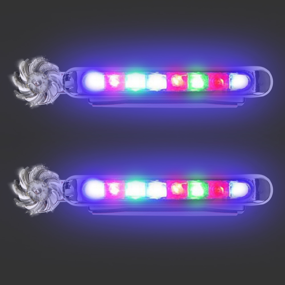 YOSOLO 1 Pair Wind Energy 8 LED Daylight Headlight... – Vicedeal