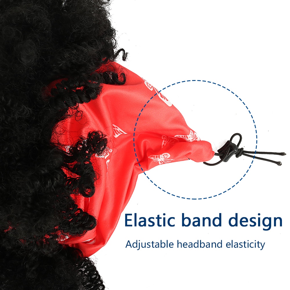 Afro Puff Ponytail Hairband Bun with Bangs Turban ... – Grandado