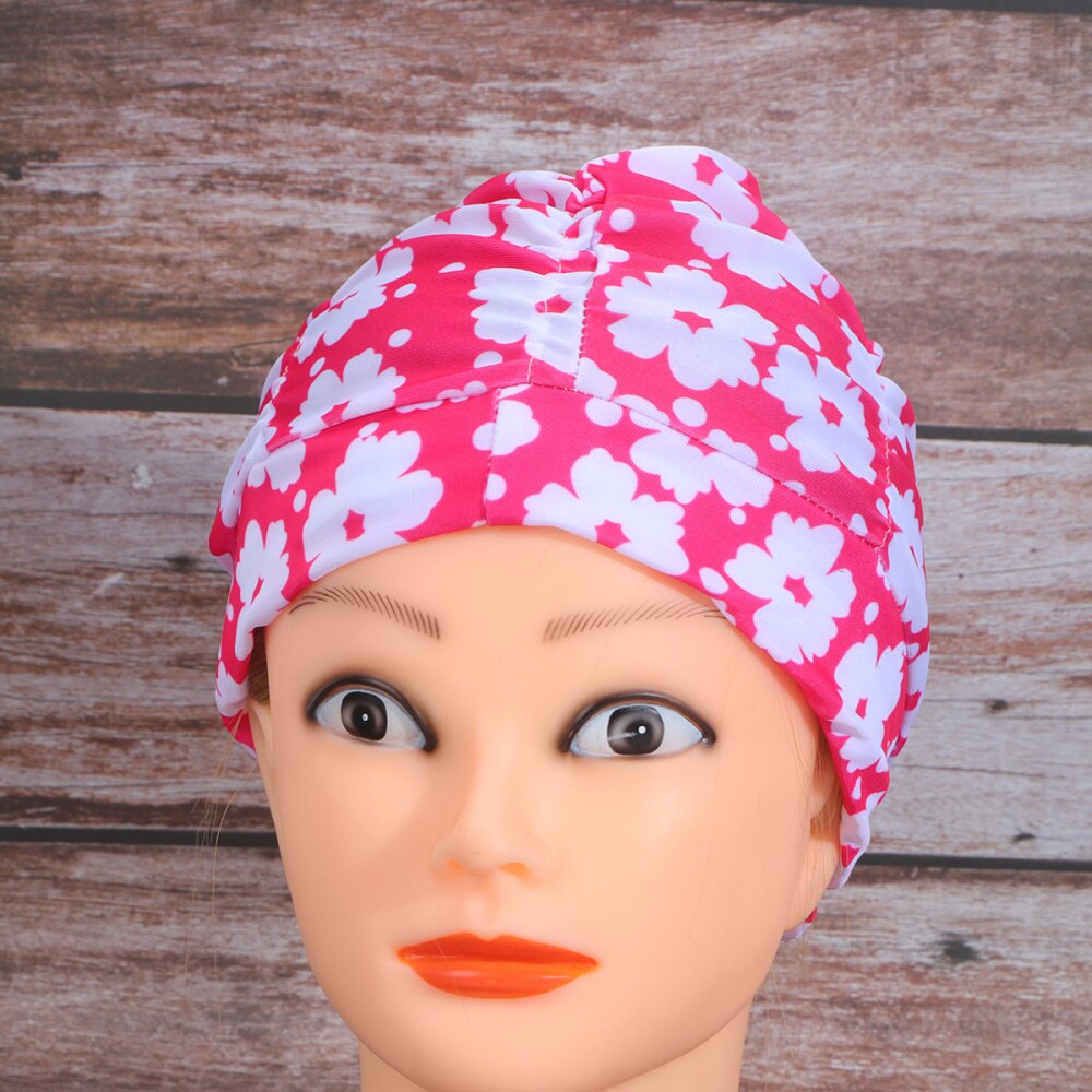 3 Pcs Swim Cap Waterproof Pleated Swim Hat Ear Pro... – Grandado