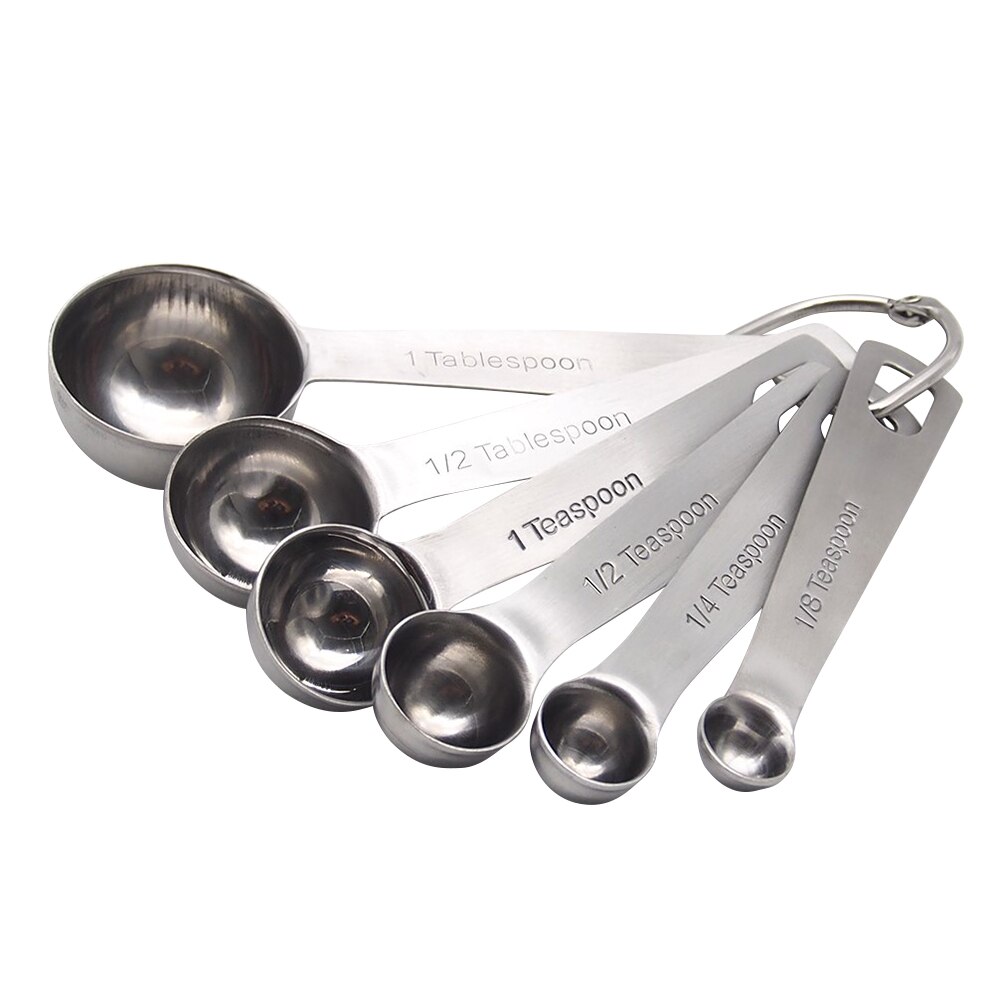 6pcs Stainless Steel Measuring Spoons Stainless St... – Vicedeal