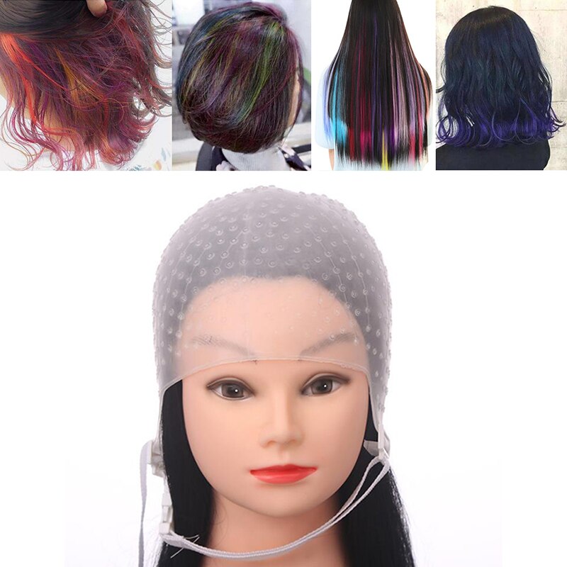 1 Pc Silicone Hair Highlights Cap With Needle Reus... – Vicedeal