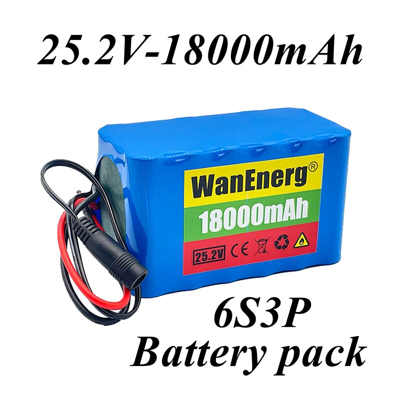 100% 24V 18Ah 6S3P 18650 Battery Lithium Battery 2... – Vicedeal