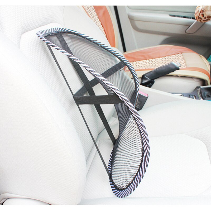 Chair Back Support Massage Cushion Mesh Relief Lum... – Grandado