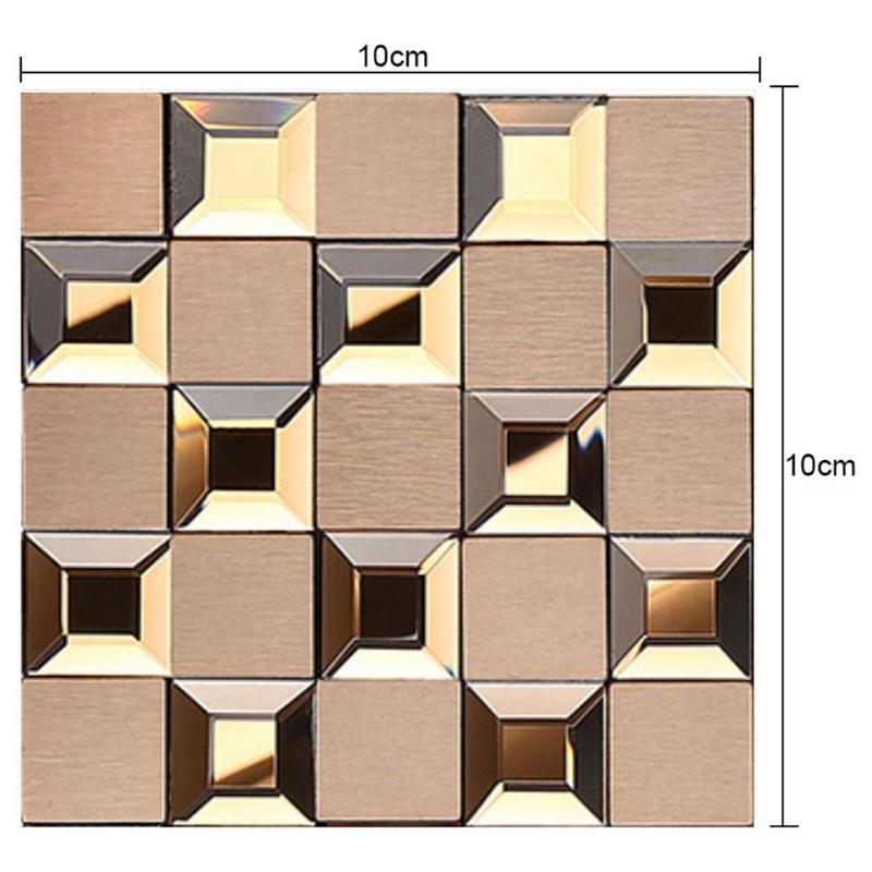 10pcs Waterproof Mosaic Tile Wall Sticker DIY Self... – Grandado