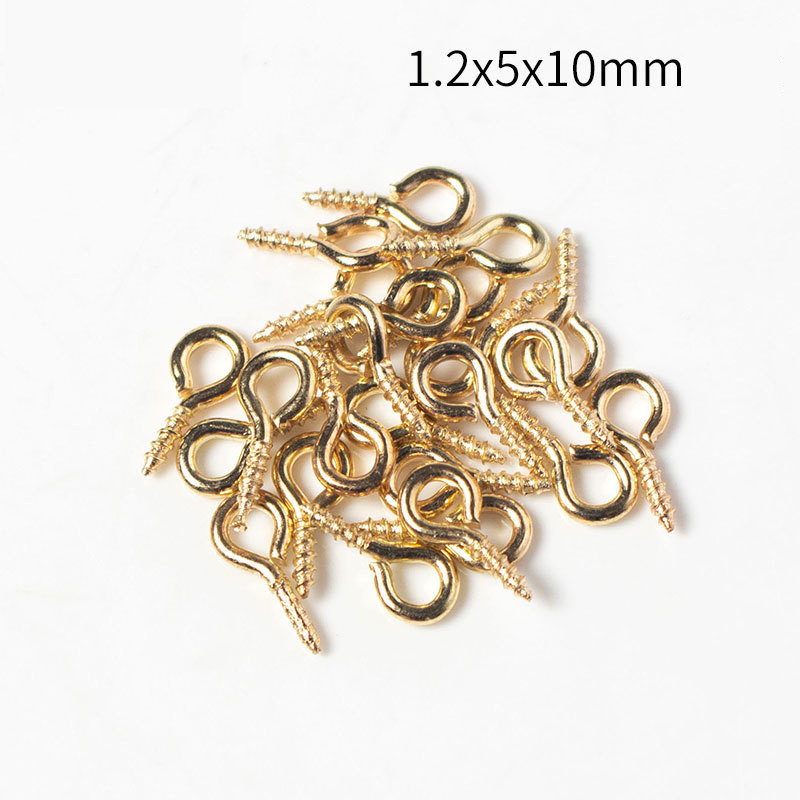 200 Stuks Metalen Ambachten Kleine Tiny Mini Eye P... – Grandado