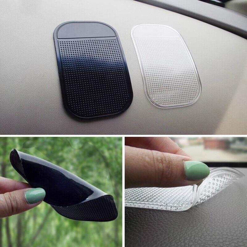 2 Pcs/set Car Dashboard Sticky Pad Powerful Silico... – Grandado