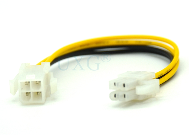 20cm 8" inch ATX 4 Pin Male to 4Pin Female PC CPU ... – Vicedeal