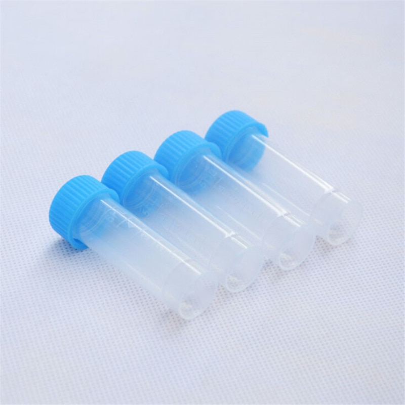 10PCS x 5ml Chemistry Plastic Test Tubes Vials Sea... – Vicedeal
