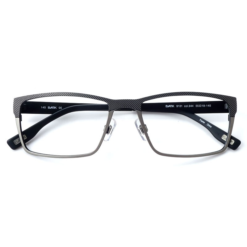 Men metal eyeglasses frames spectacles urban style... – Grandado