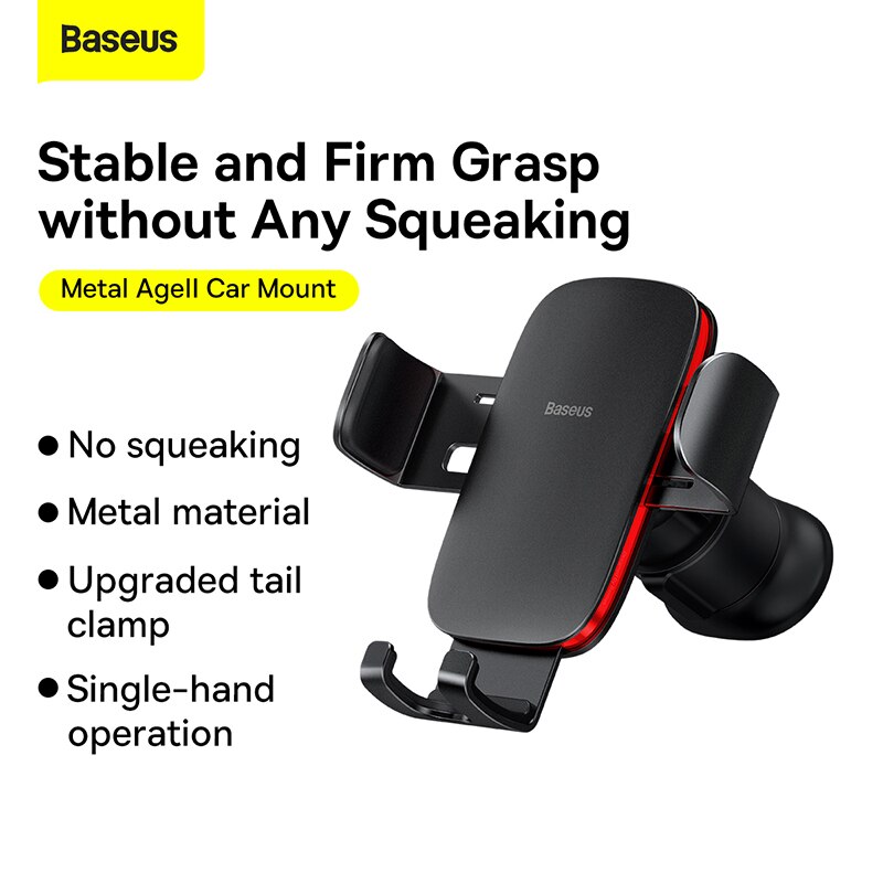 Baseus Gravity Auto Telefoon Houder Voor Air Vent ... – Vicedeal