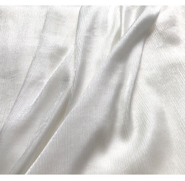 Bright corrugated silk and hemp pure white luxury ... – Vicedeal