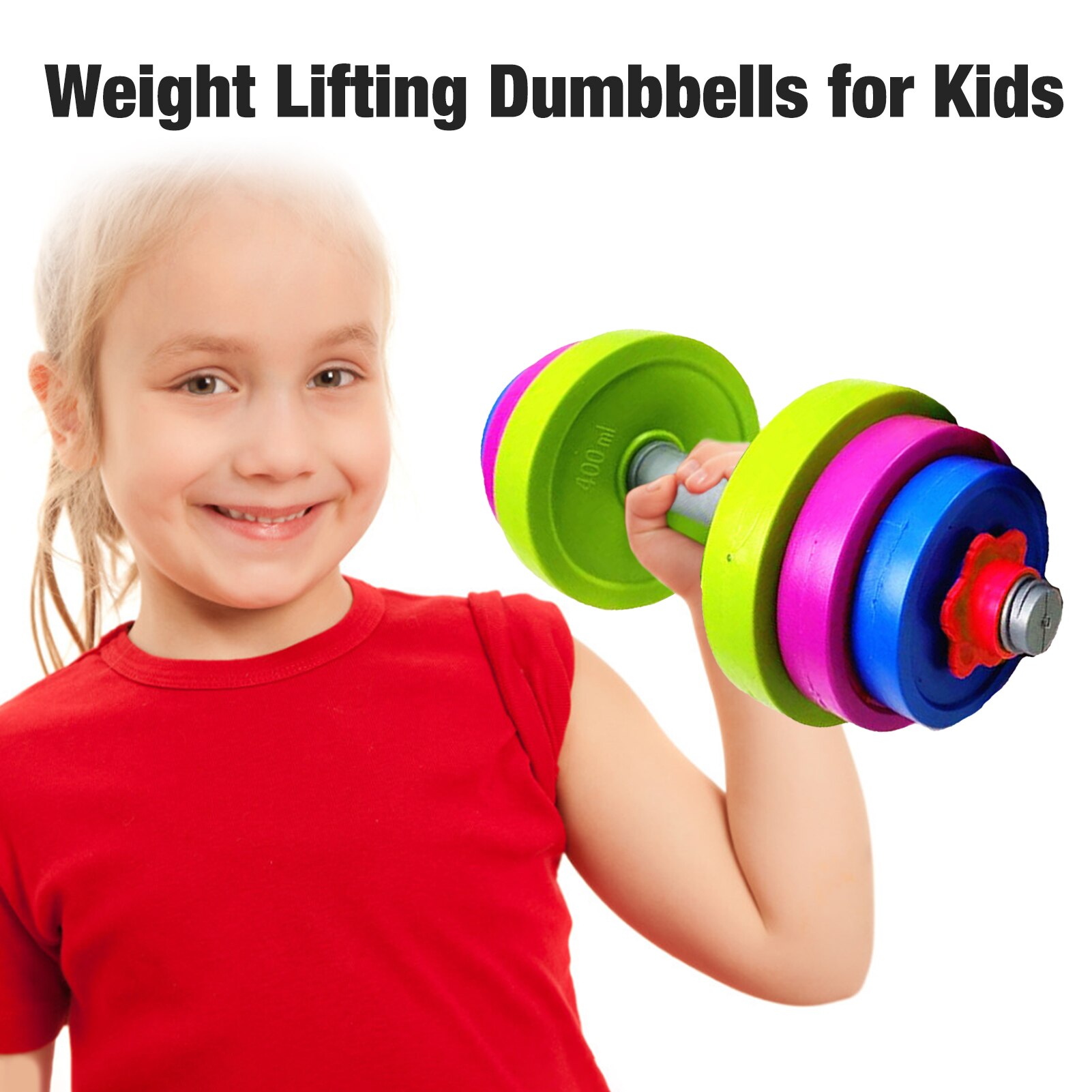 1 Set Children Barbell Dumbbell Adjustable Bodybui... – Grandado