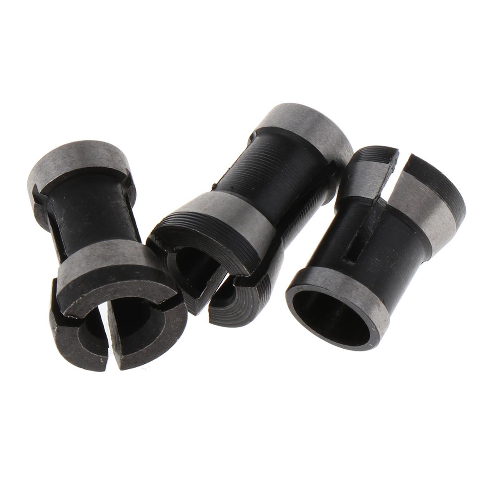 3Pcs Router Collet Set 6Mm 6.35Mm 8Mm, Chuck Heads... – LovingPrices