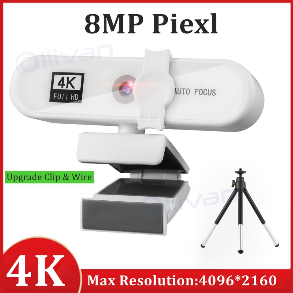 Cámara Web Full HD 4K, Webcam con micrófono de 8MP... – Grandado